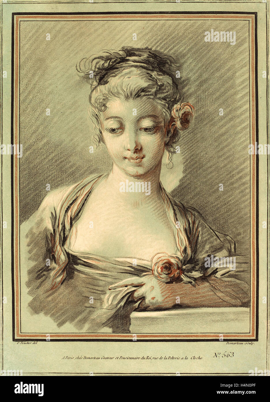 Gilles Demarteau, the Elder after François Boucher (French, 1722 - 1776 ...