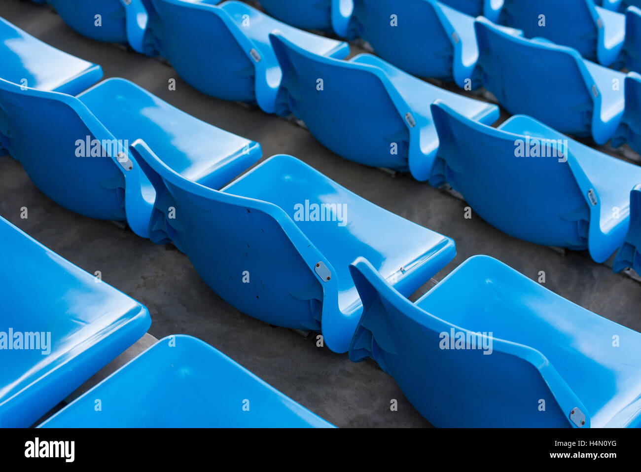 Stadium seats in rows Stock Photo - Alamy