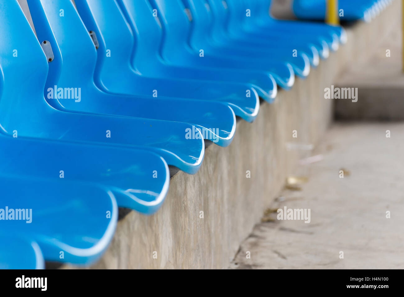 Stadium seats in rows Stock Photo - Alamy