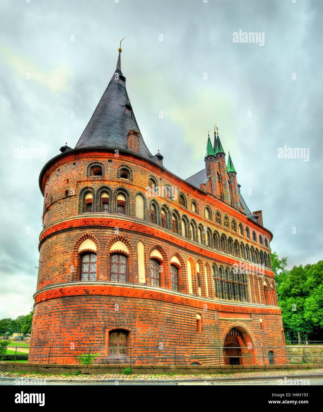 Aerial view holsten gate hi-res stock photography and images - Alamy