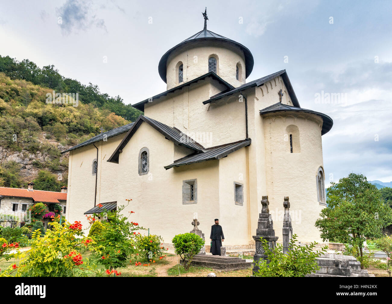 Assumption of Mary Church at Moraca Monastery, Serbian Orthodox, in ...