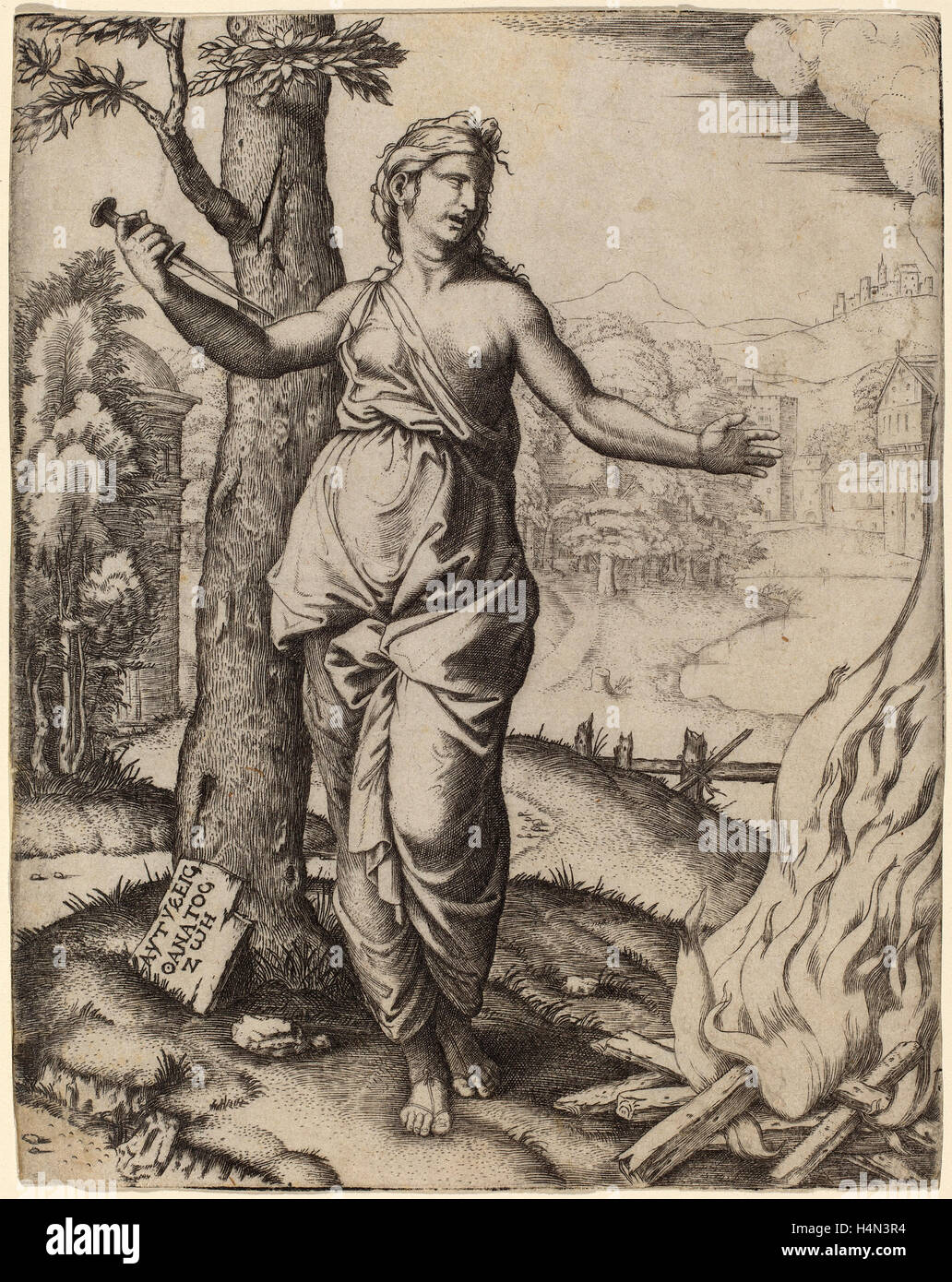 Marcantonio Raimondi After Raphael High Resolution Stock Photography ...