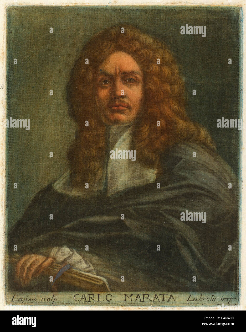 Carlo Lasinio (Italian, 1759 - 1838), Carlo Maratta, color mezzotint ...