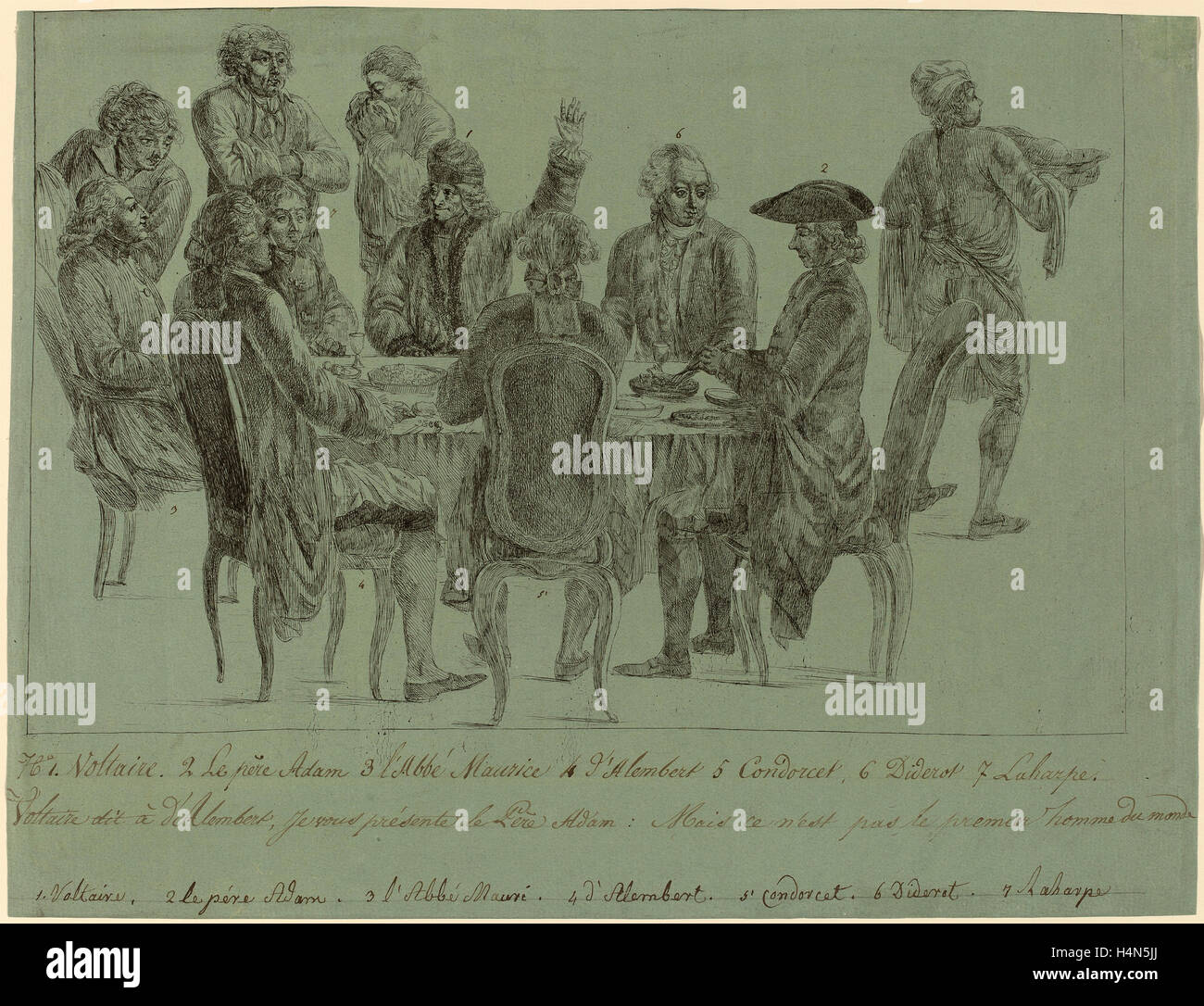 Jean huber voltaire hi-res stock photography and images - Alamy