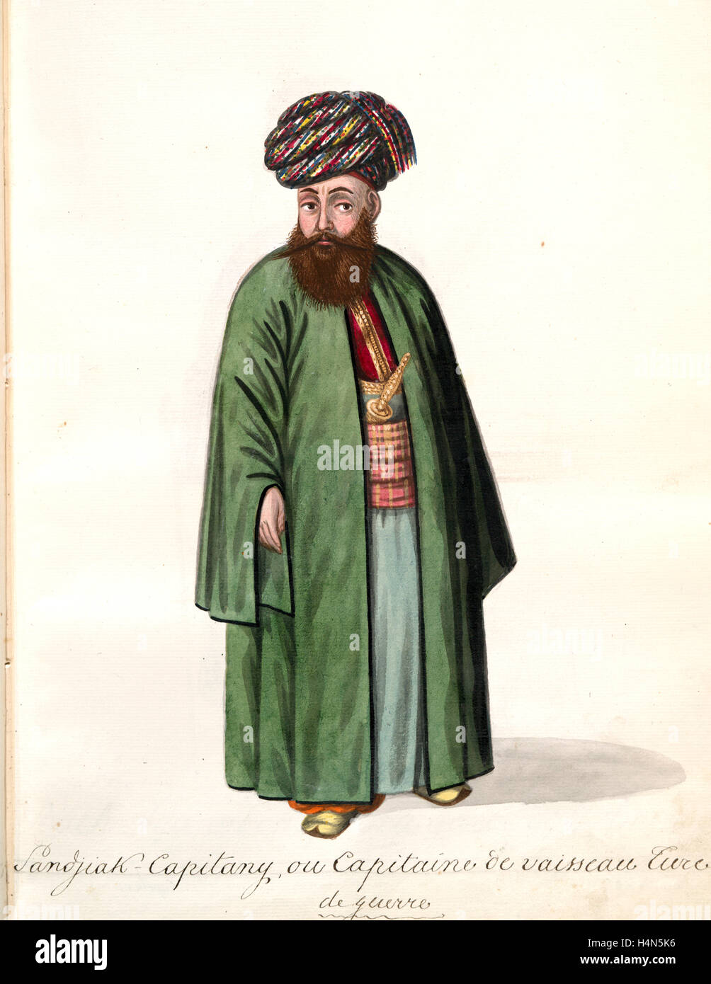 Sandjiak capitany [sanjak kaptani], ou capitaine de vaisseau turc de ...