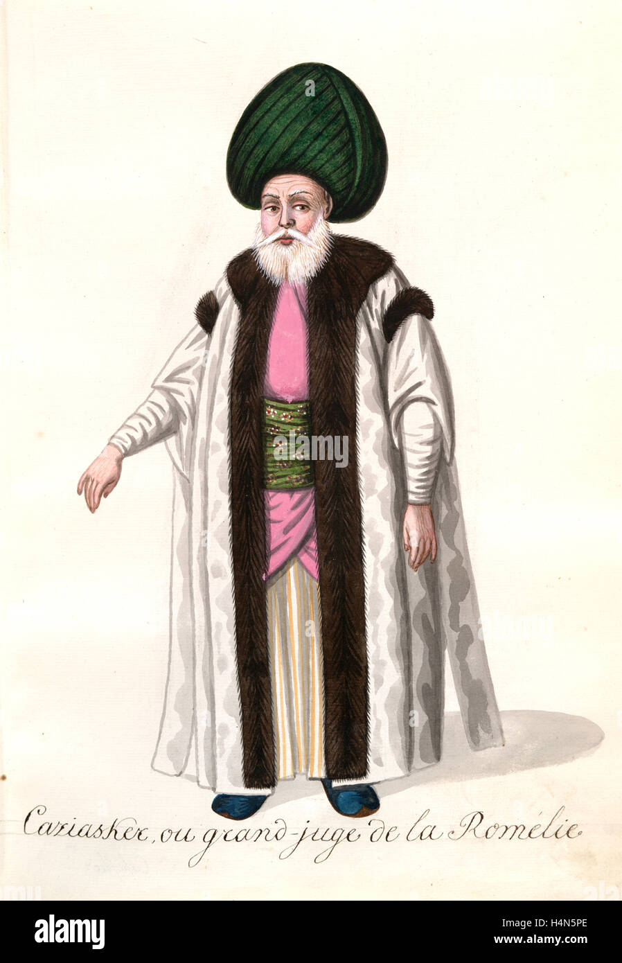 Caziasker [kazasker], ou grand-juge de la Romélie. [24], Mahmud II ...