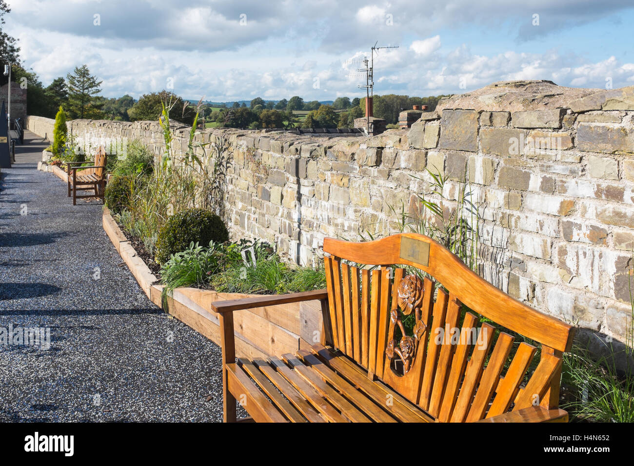 Ludlow Sensory Garden in Castle Square Car Park, Ludlow which was ...