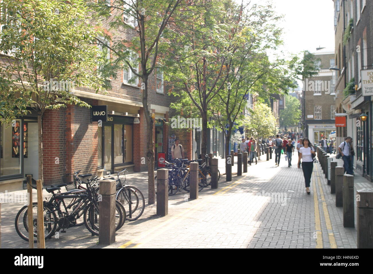 Neal Street in London's Covent Garden, famous for it's small shops and ...