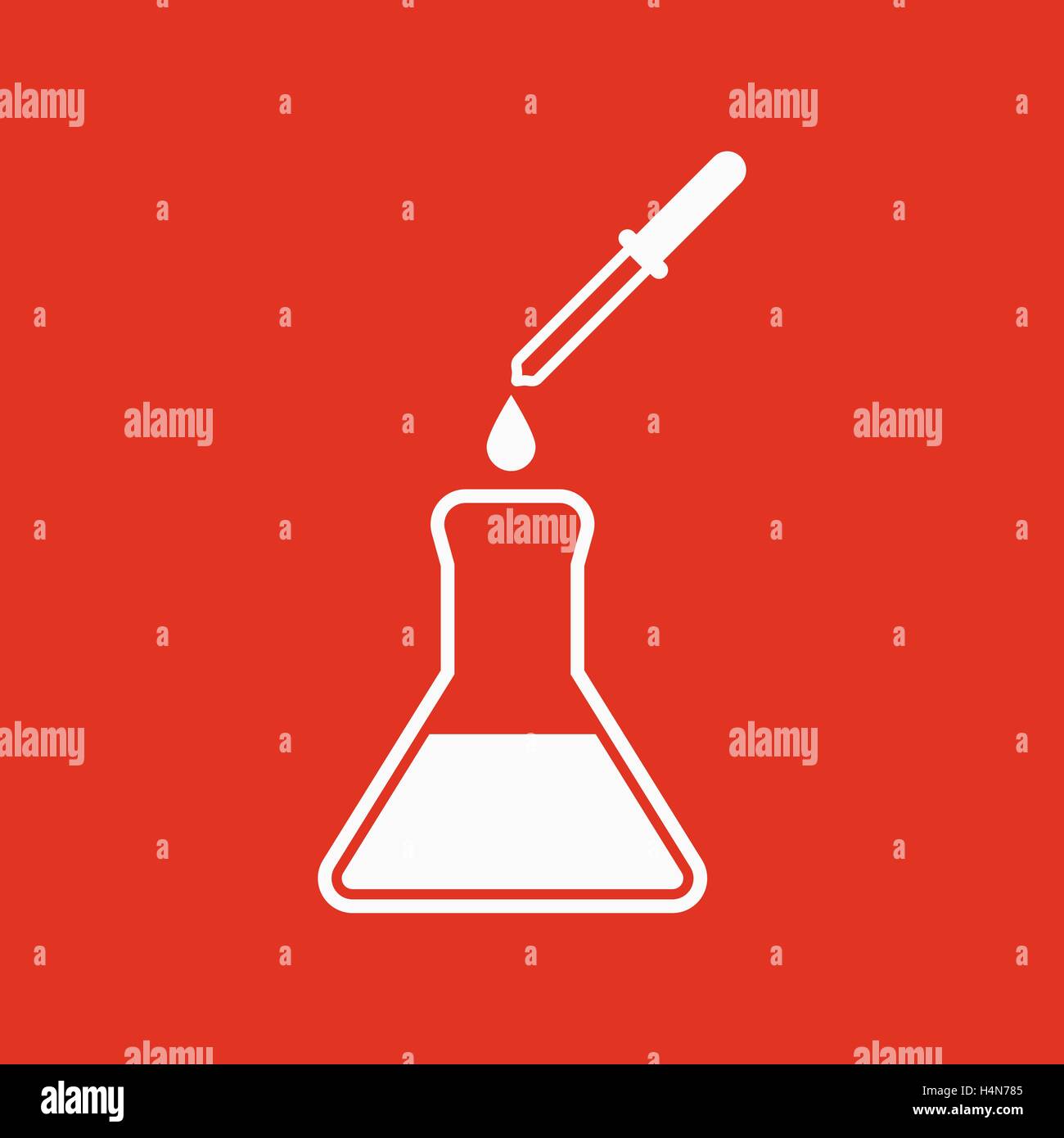 The chemistry icon. Test and analysis, genetics, laboratory, biology ...