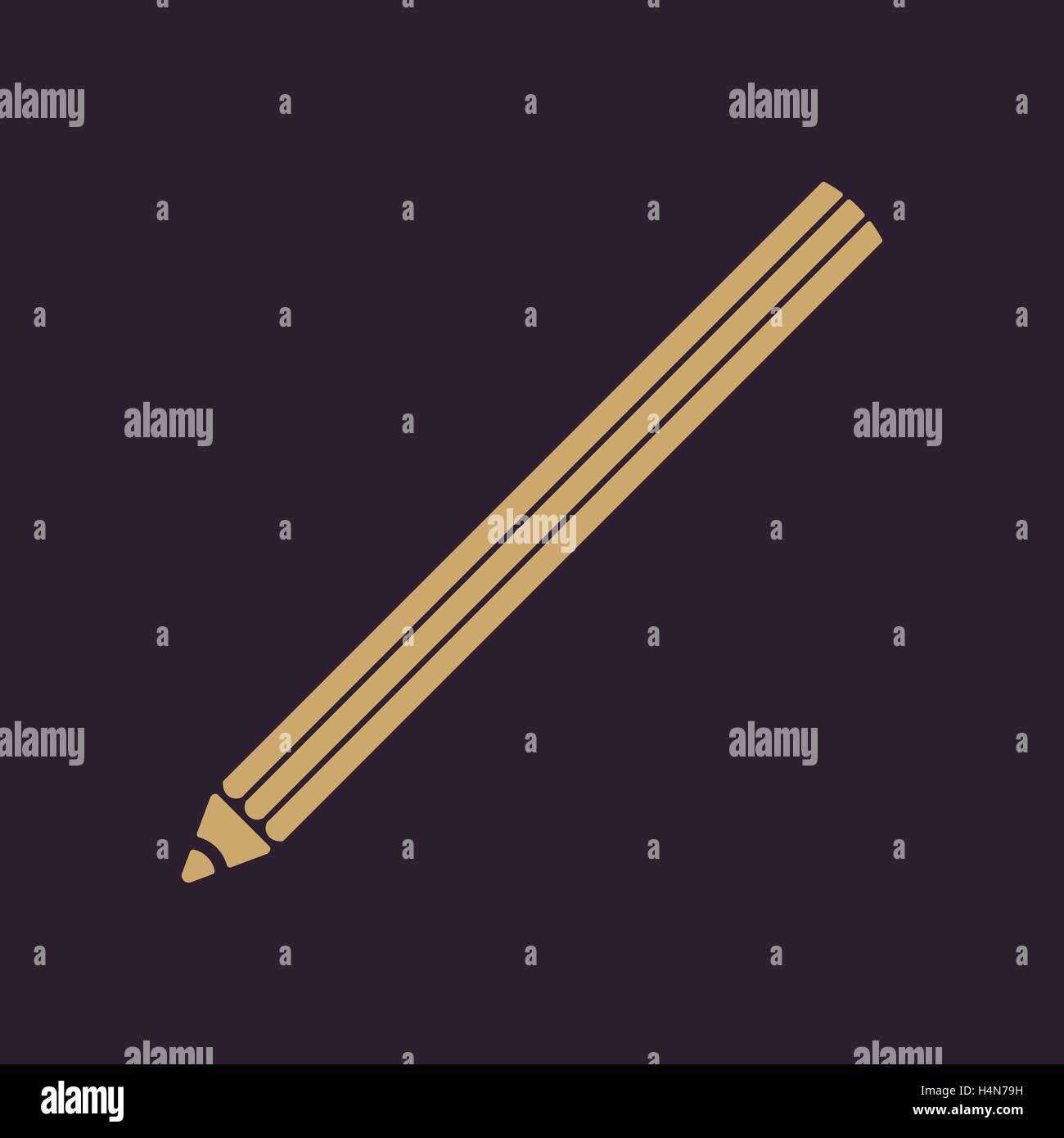 The pencil icon. Pencil symbol. Flat Stock Vector Image & Art - Alamy