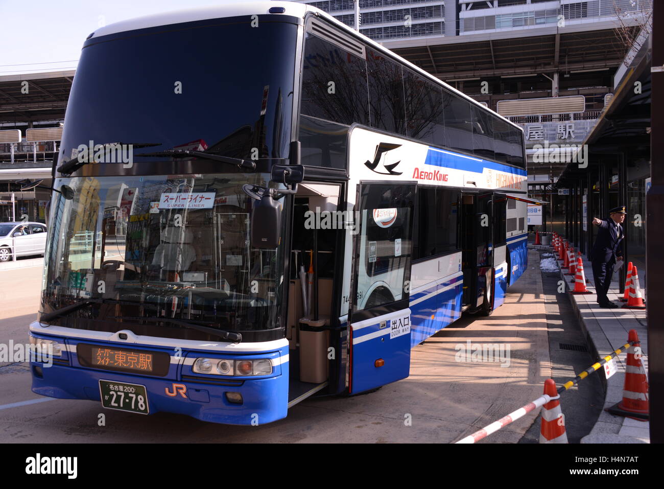 Trans JR Highway Bus Japan Stock Photo - Alamy