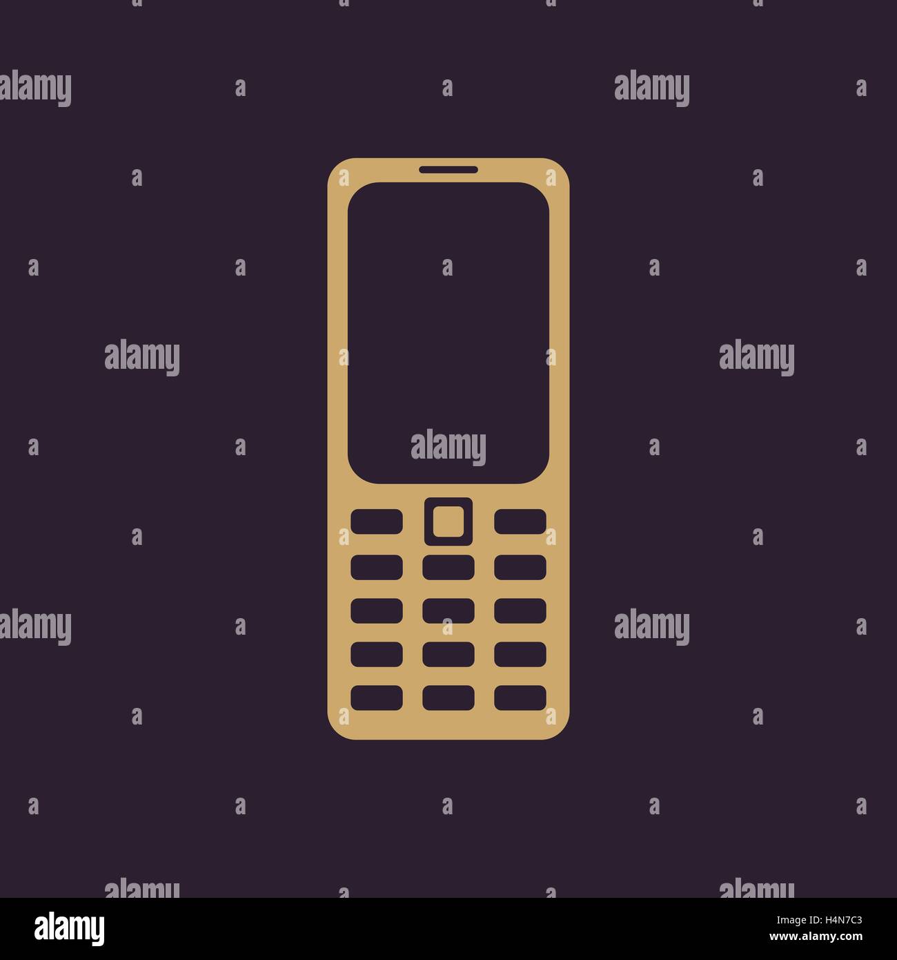 The phone icon. Cellphone symbol Stock Vector Image & Art - Alamy
