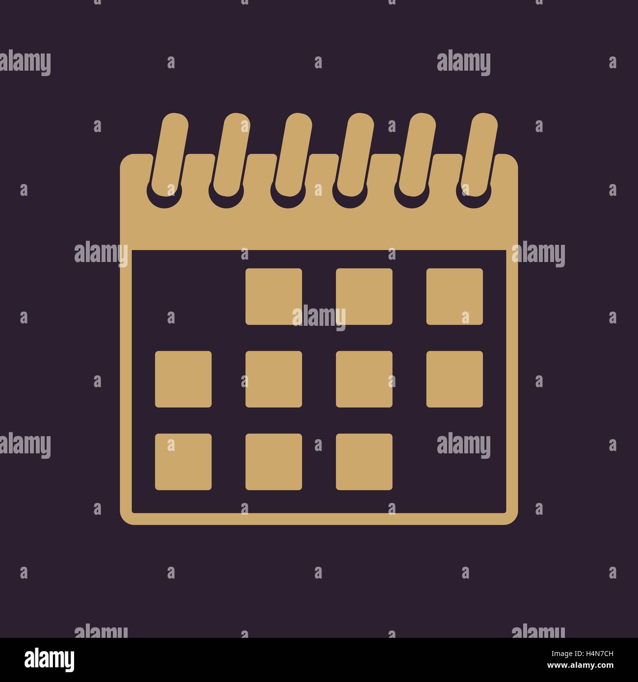 The calendar icon. Calendar symbol Stock Vector Image & Art - Alamy