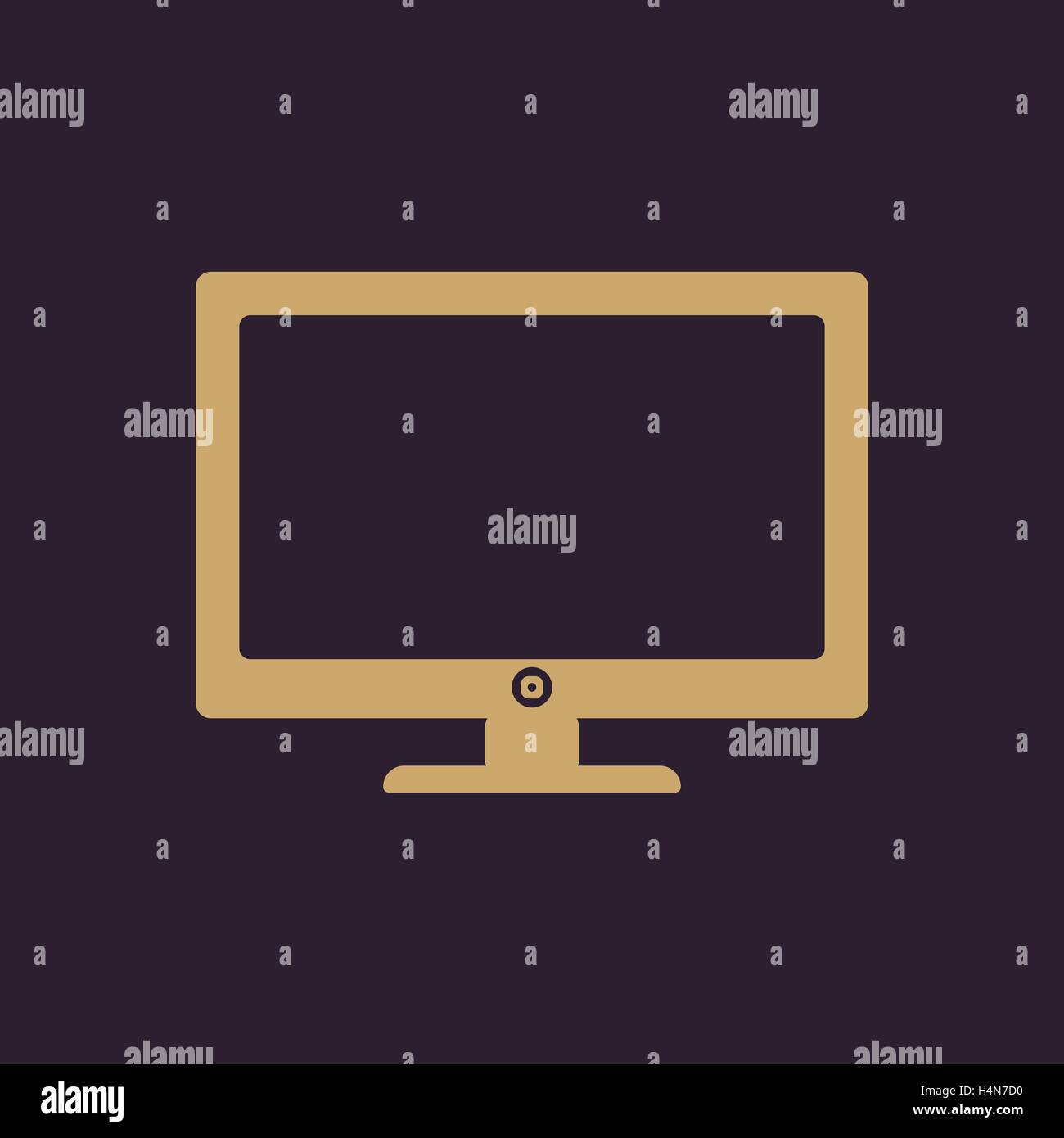 The screen icon. Monitor symbol Stock Vector Image & Art - Alamy