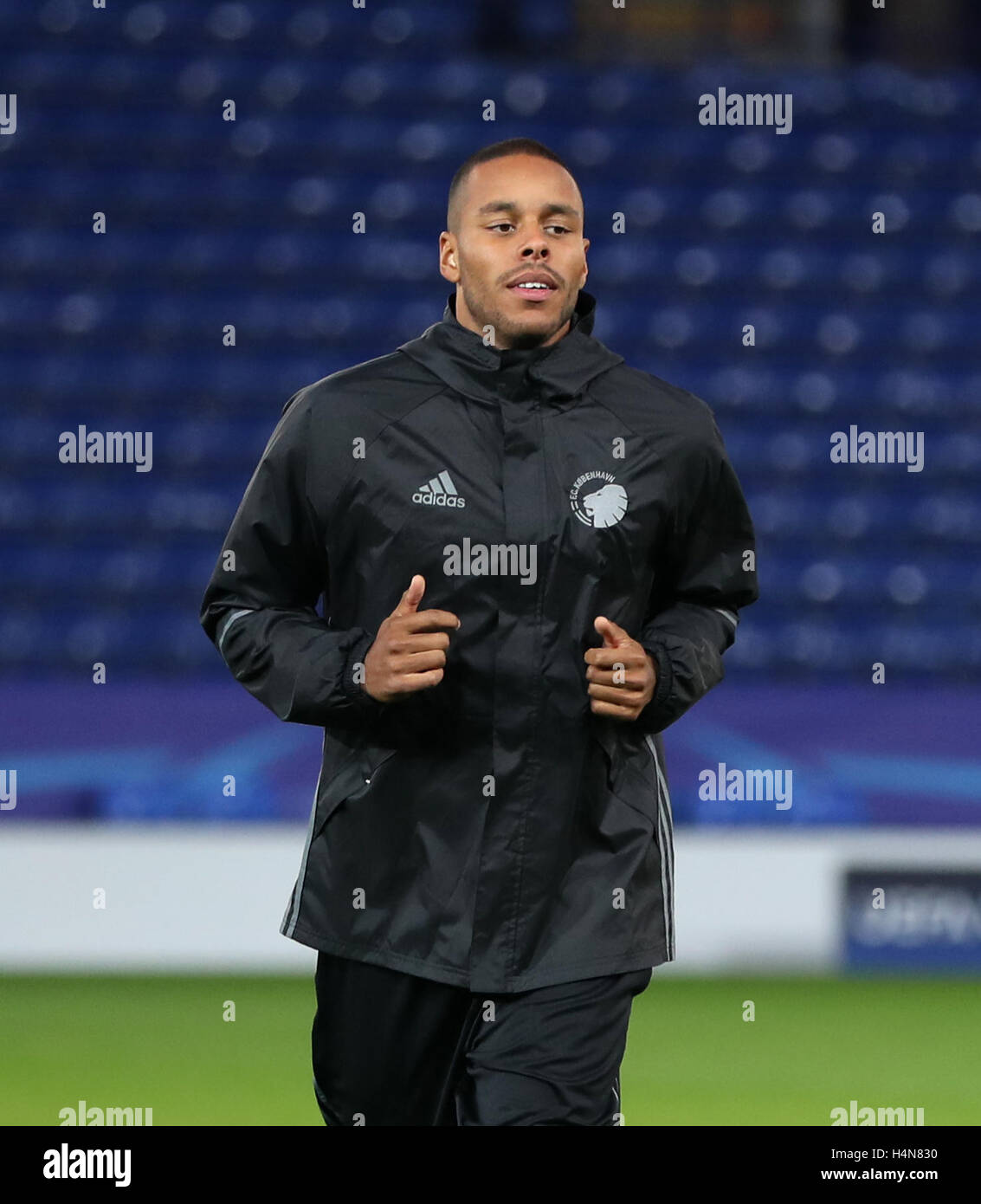 FC Copenhagen's Mathias Zanka Jorgensen during a training session ahead ...
