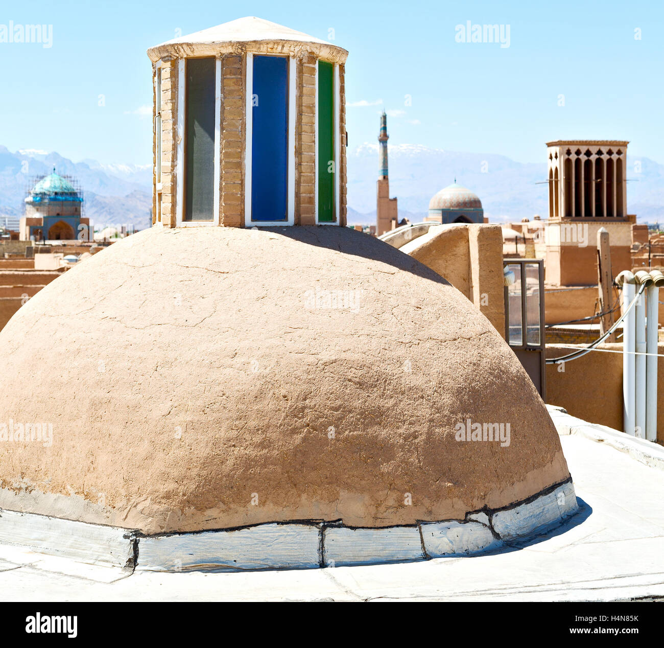 blur in iran the old contruction prison of alexander historic building ...