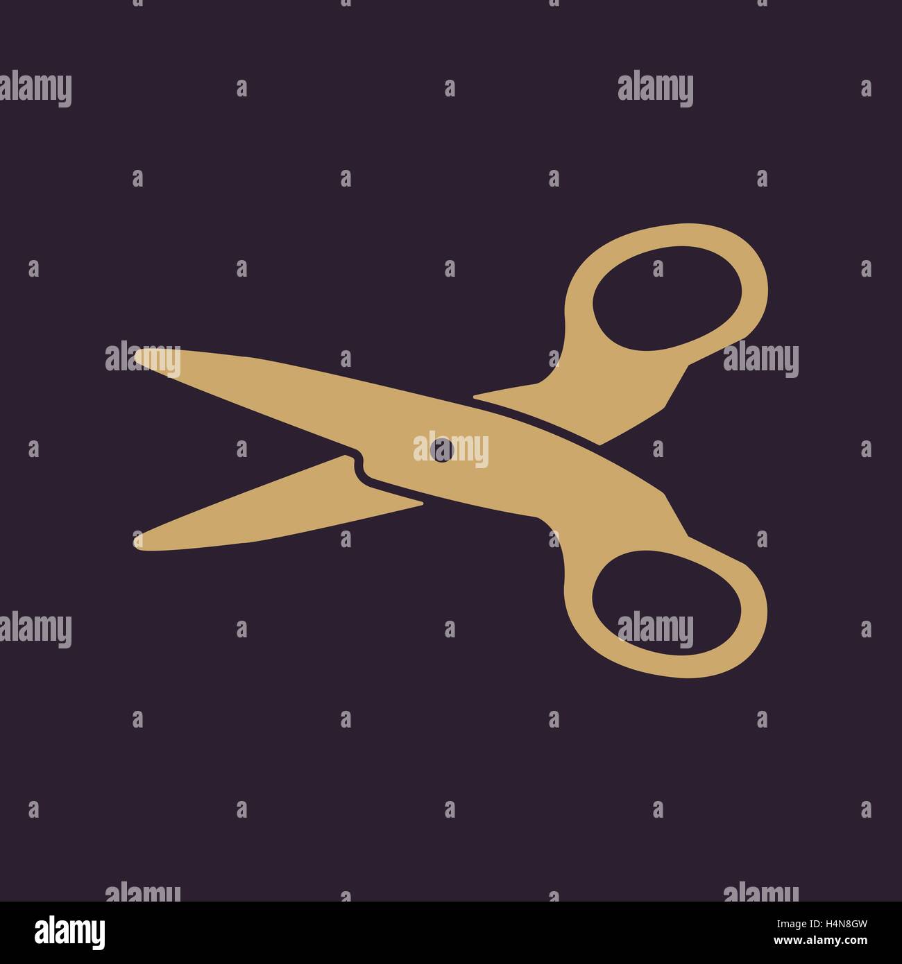 The scissors icon Stock Vector Image & Art - Alamy