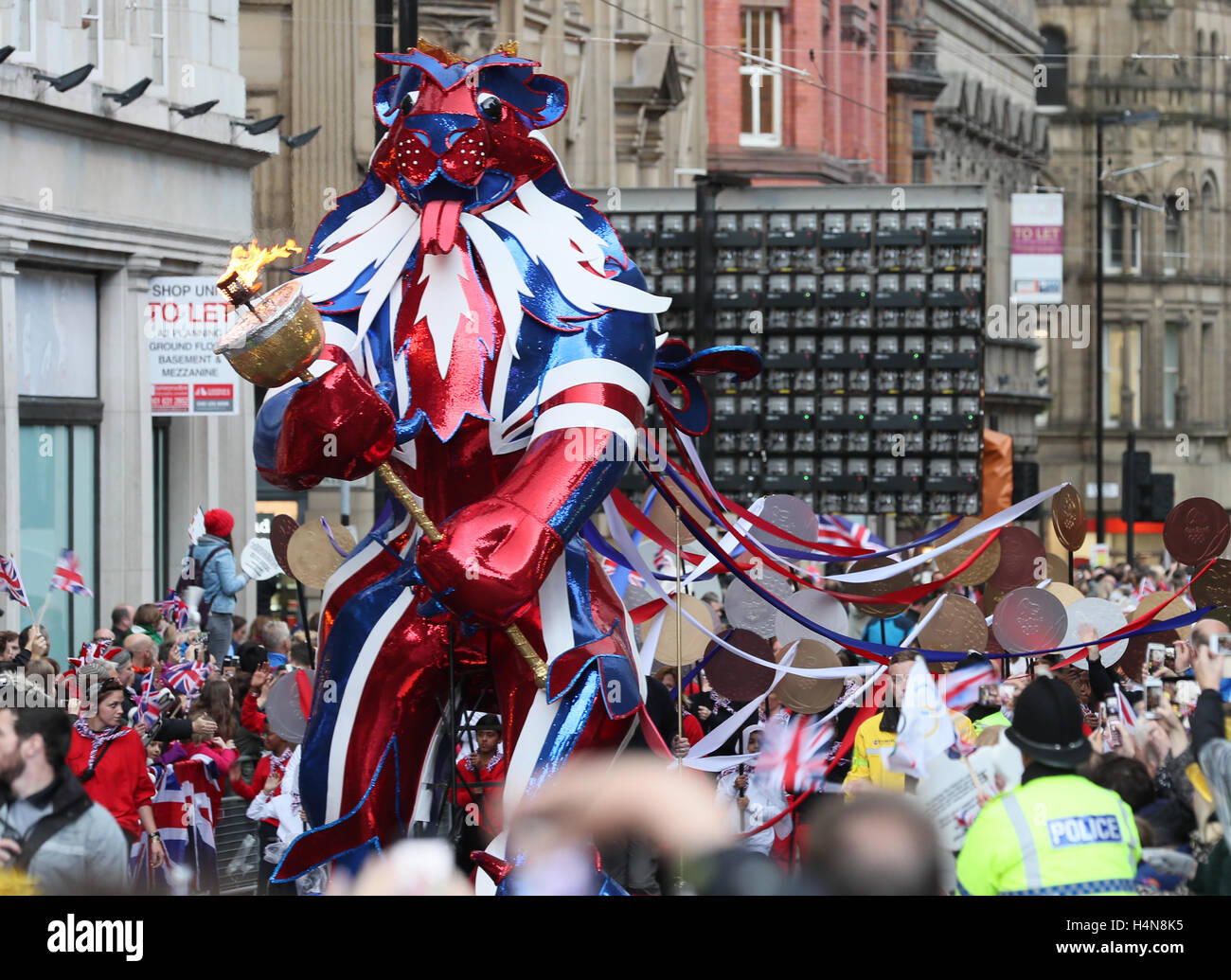 A general view of Float One during the Olympic and Paralympic athletes ...
