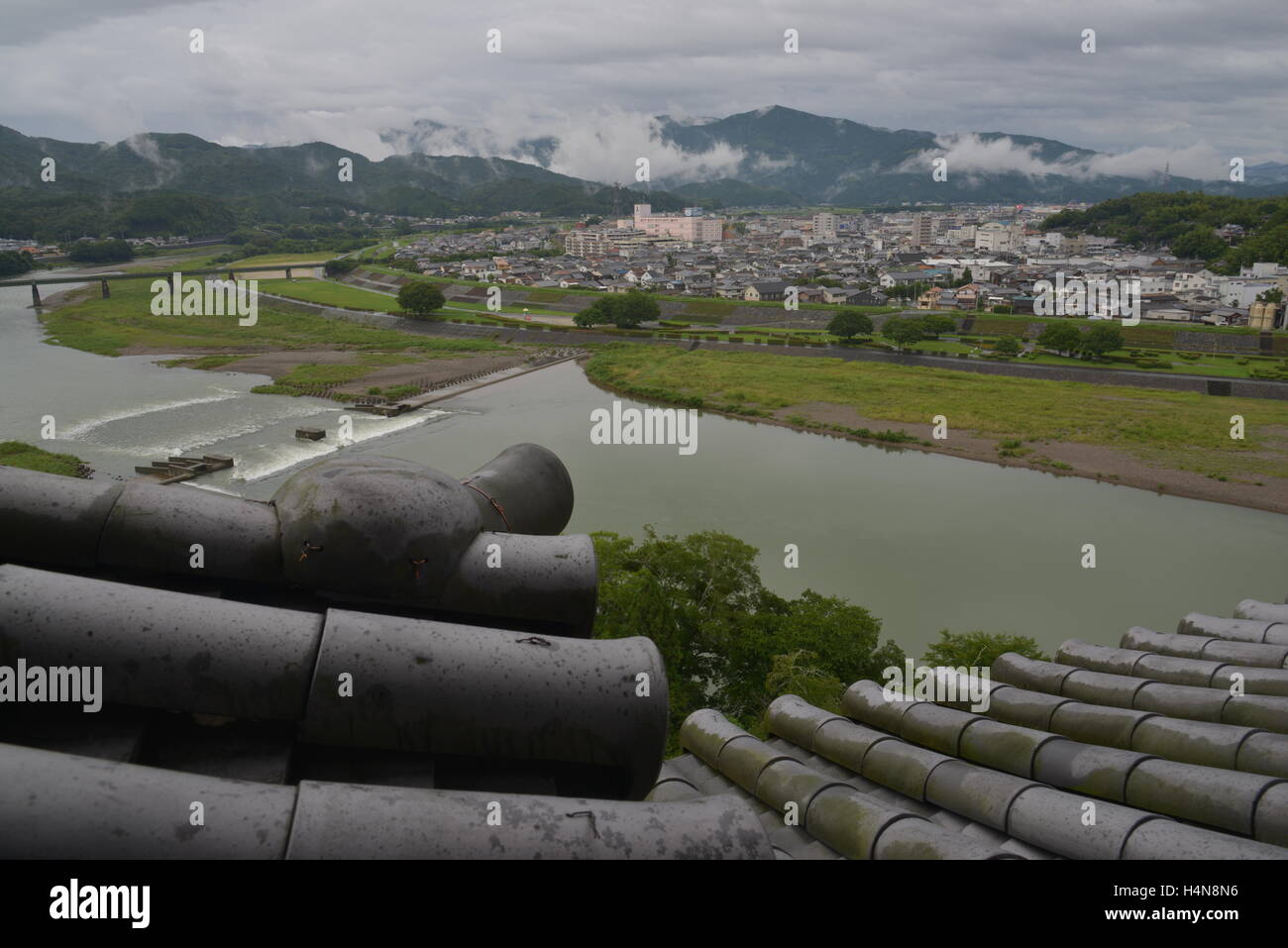 Spot Ozu Castle Japan Stock Photo - Alamy