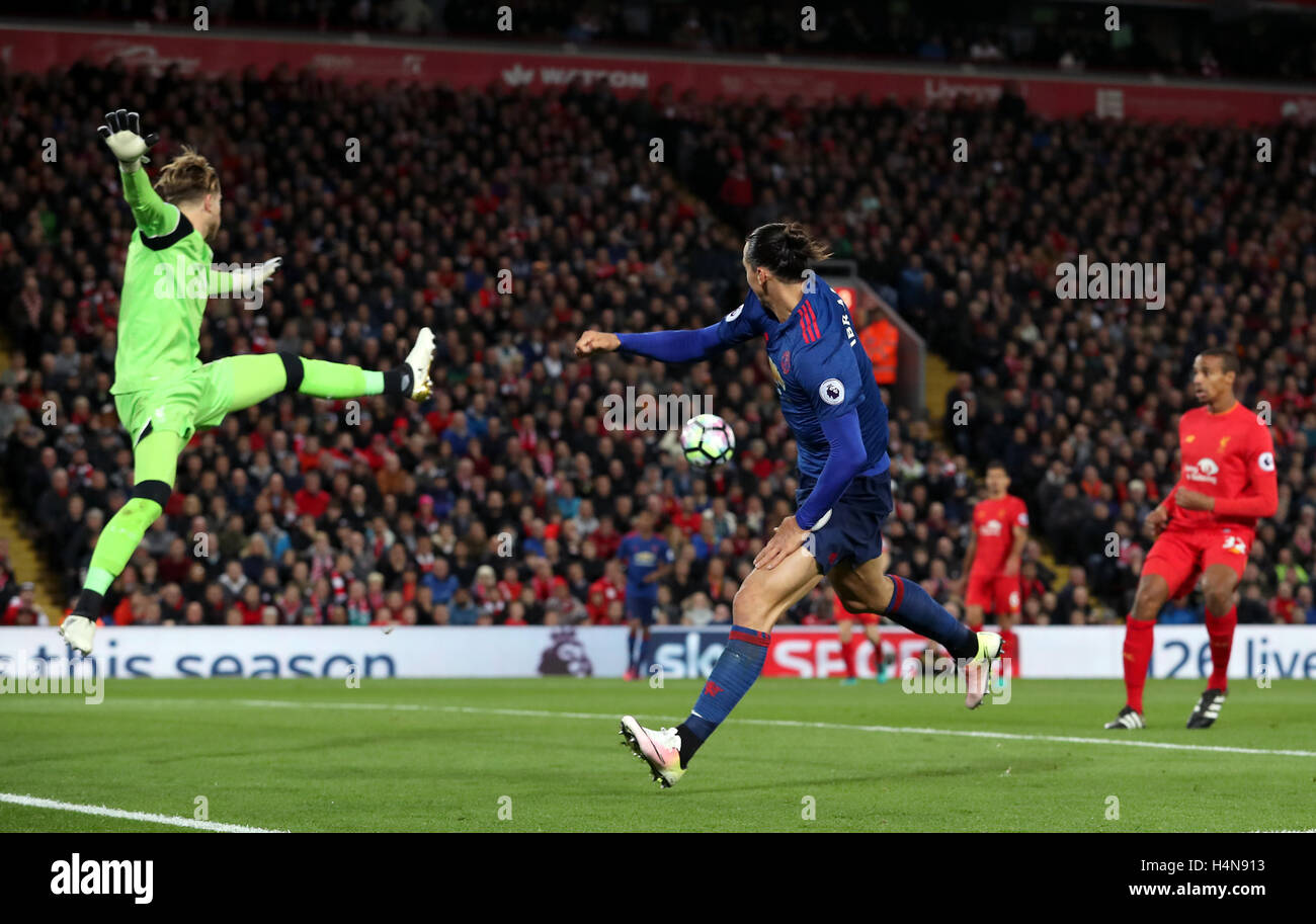Anfield zlatan ibrahimovic hi-res stock photography and images - Alamy