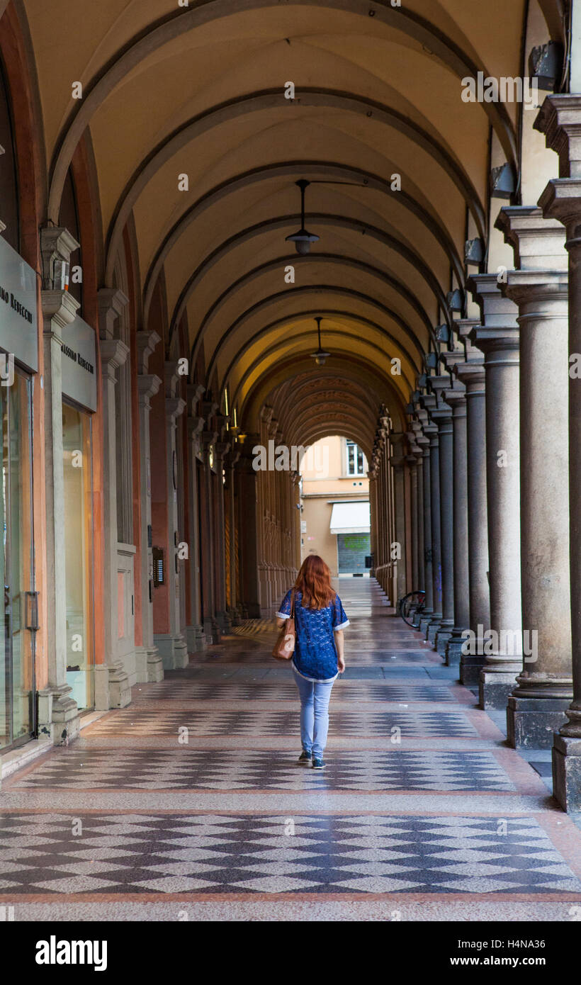 Portico, Bologna, Italy Stock Photo - Alamy