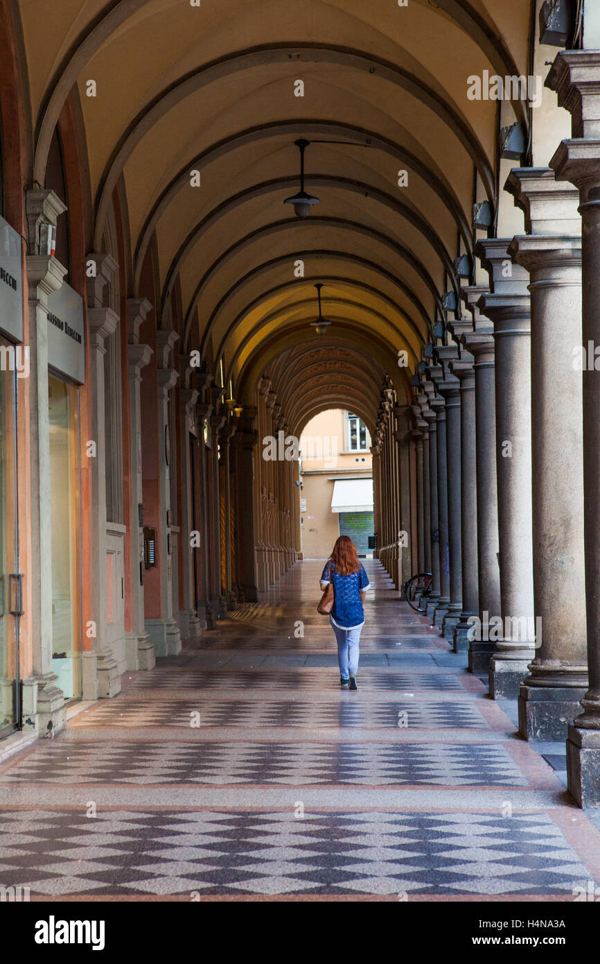 Portico, Bologna, Italy Stock Photo - Alamy