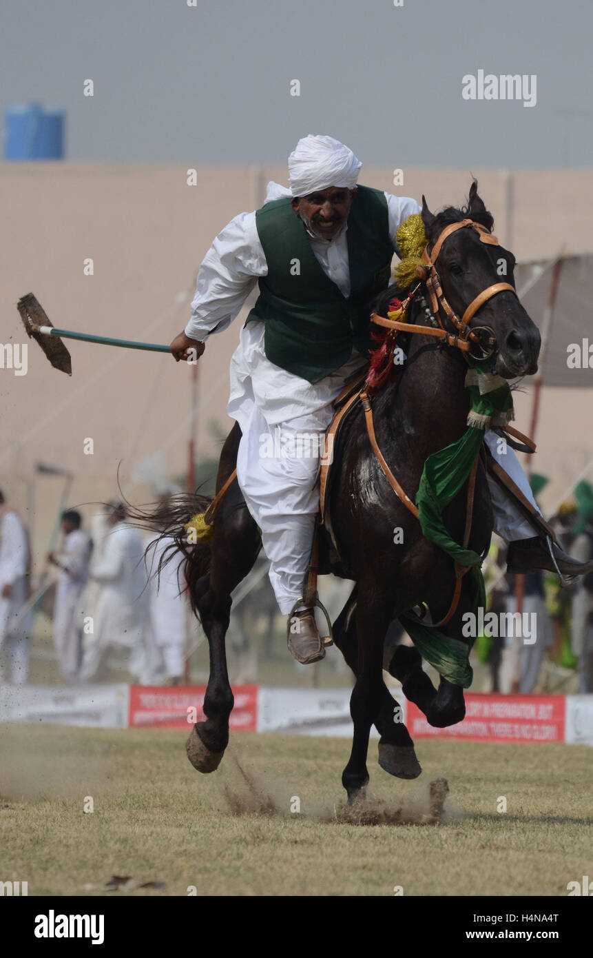 Tent pegging game hi-res stock photography and images - Alamy