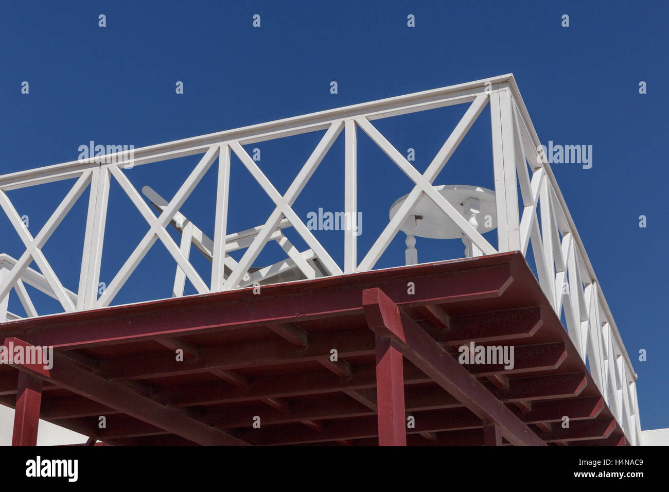 Blue hotel balcony hi-res stock photography and images - Alamy