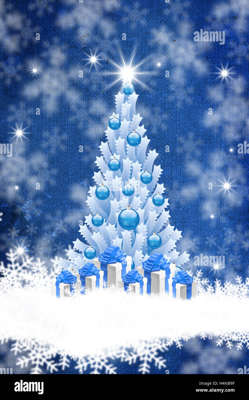 Snowflakes tree gift ball hi-res stock photography and images - Alamy