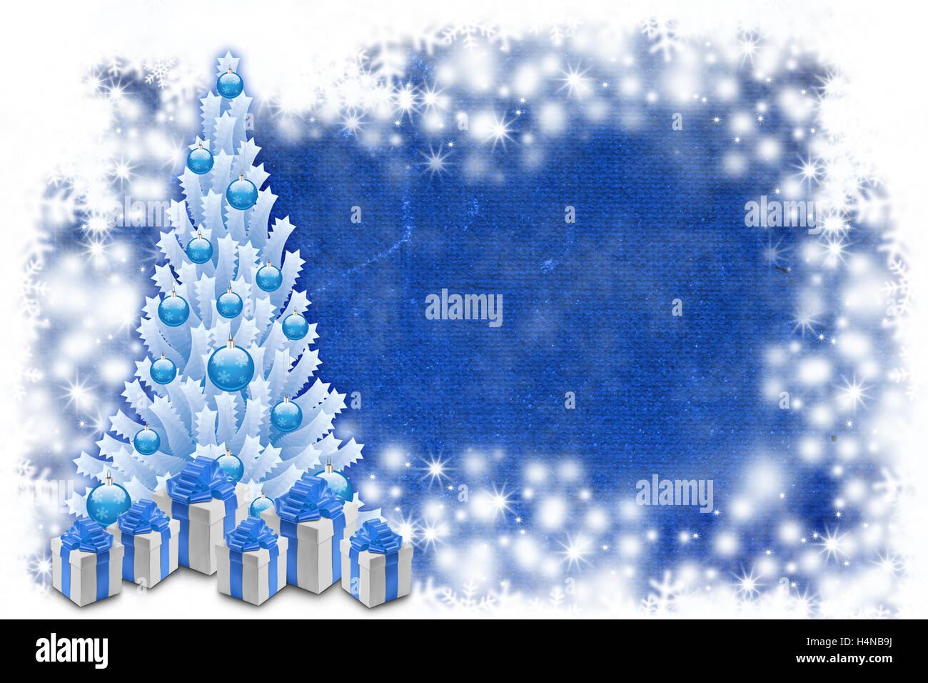 Snowflakes tree gift ball hi-res stock photography and images - Alamy