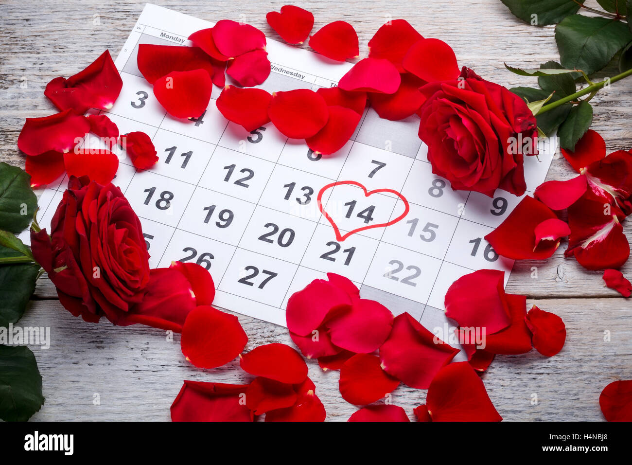 Rose calendar hi-res stock photography and images - Alamy