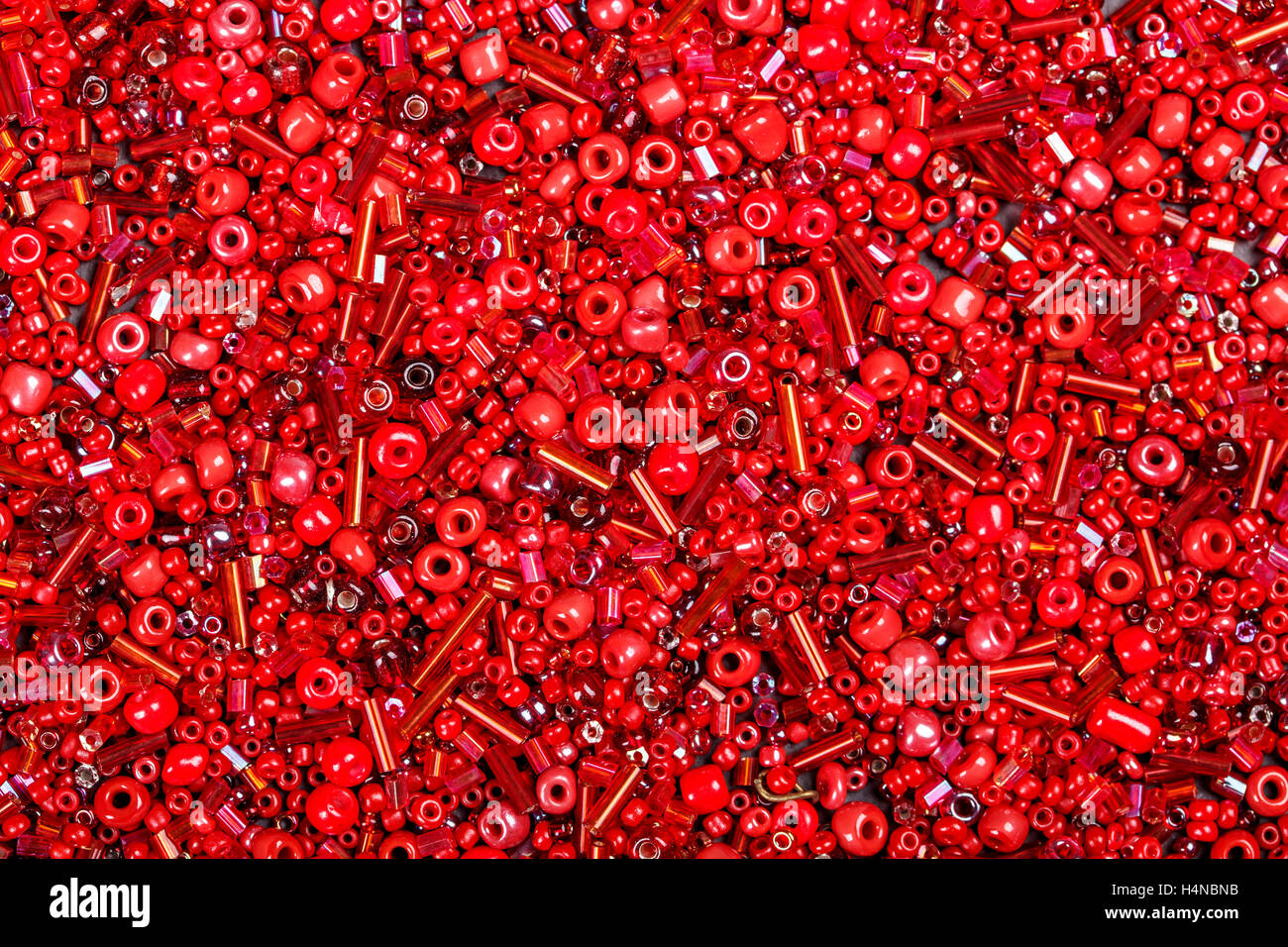 Background made of red pearls, top view Stock Photo - Alamy