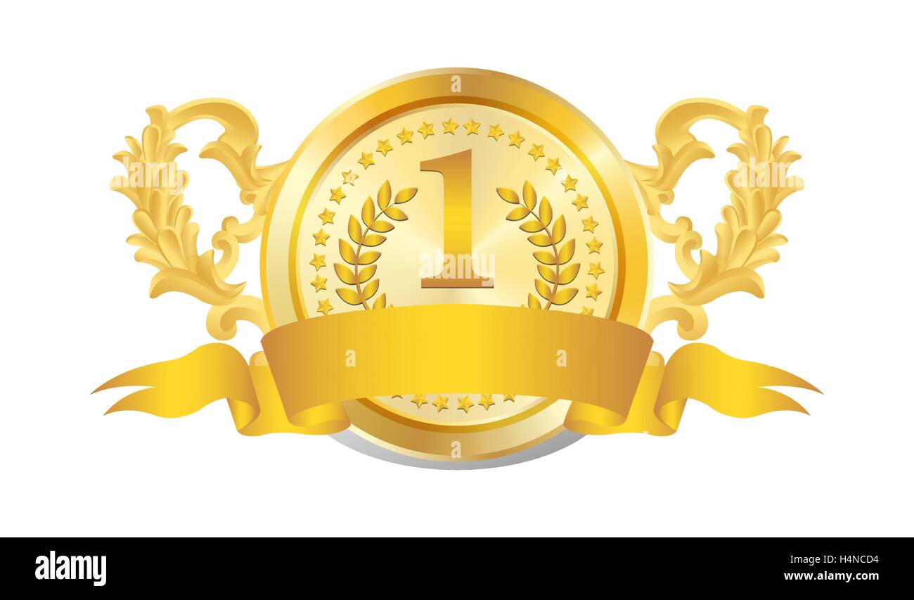 Gold badge hi-res stock photography and images - Alamy
