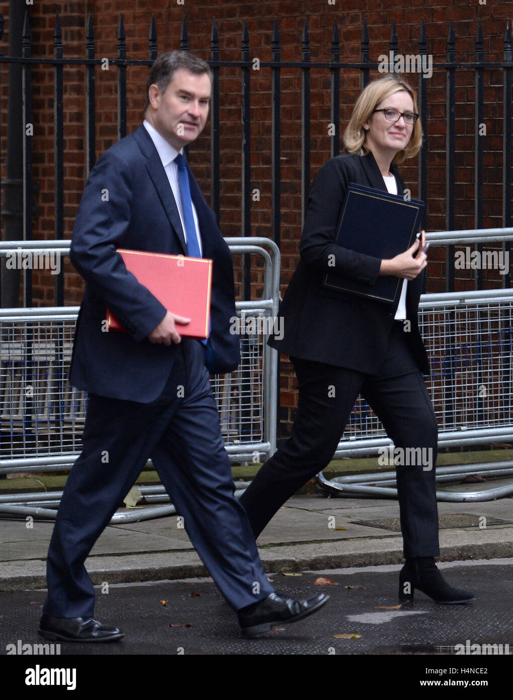 Chief Secretary to the Treasury David Gauke and Home Secretary Amber ...