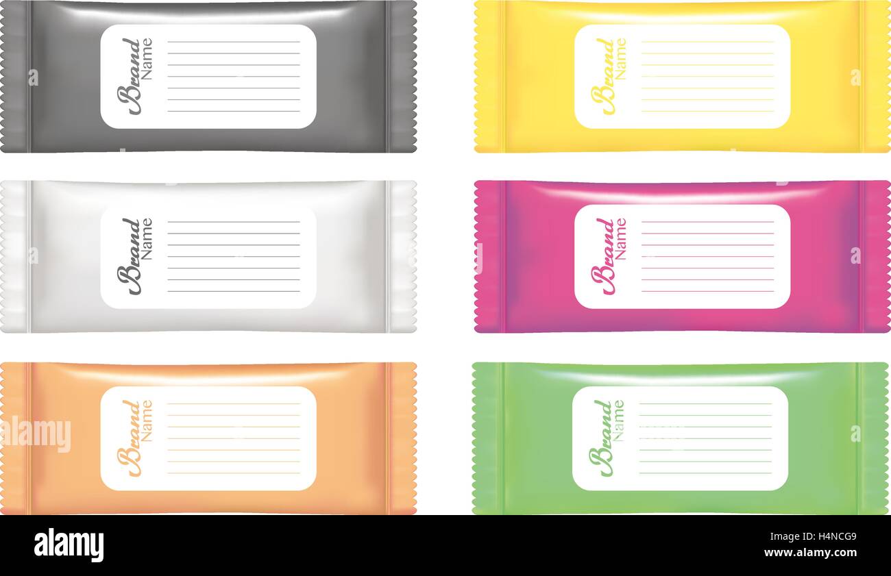 Packaged candy Stock Vector Images - Alamy