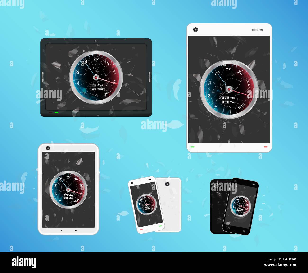 Broken meter Stock Vector Images - Alamy