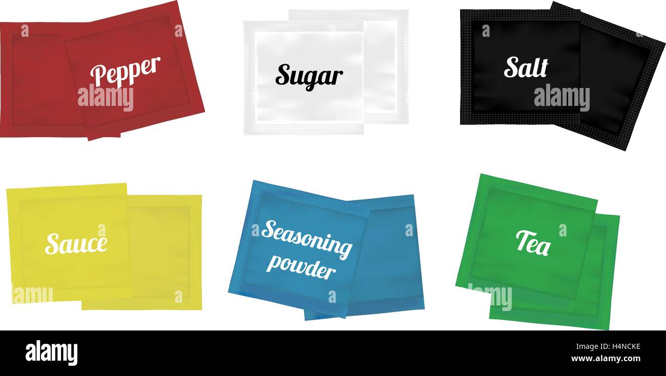 Shampoo sachets Stock Vector Images - Alamy