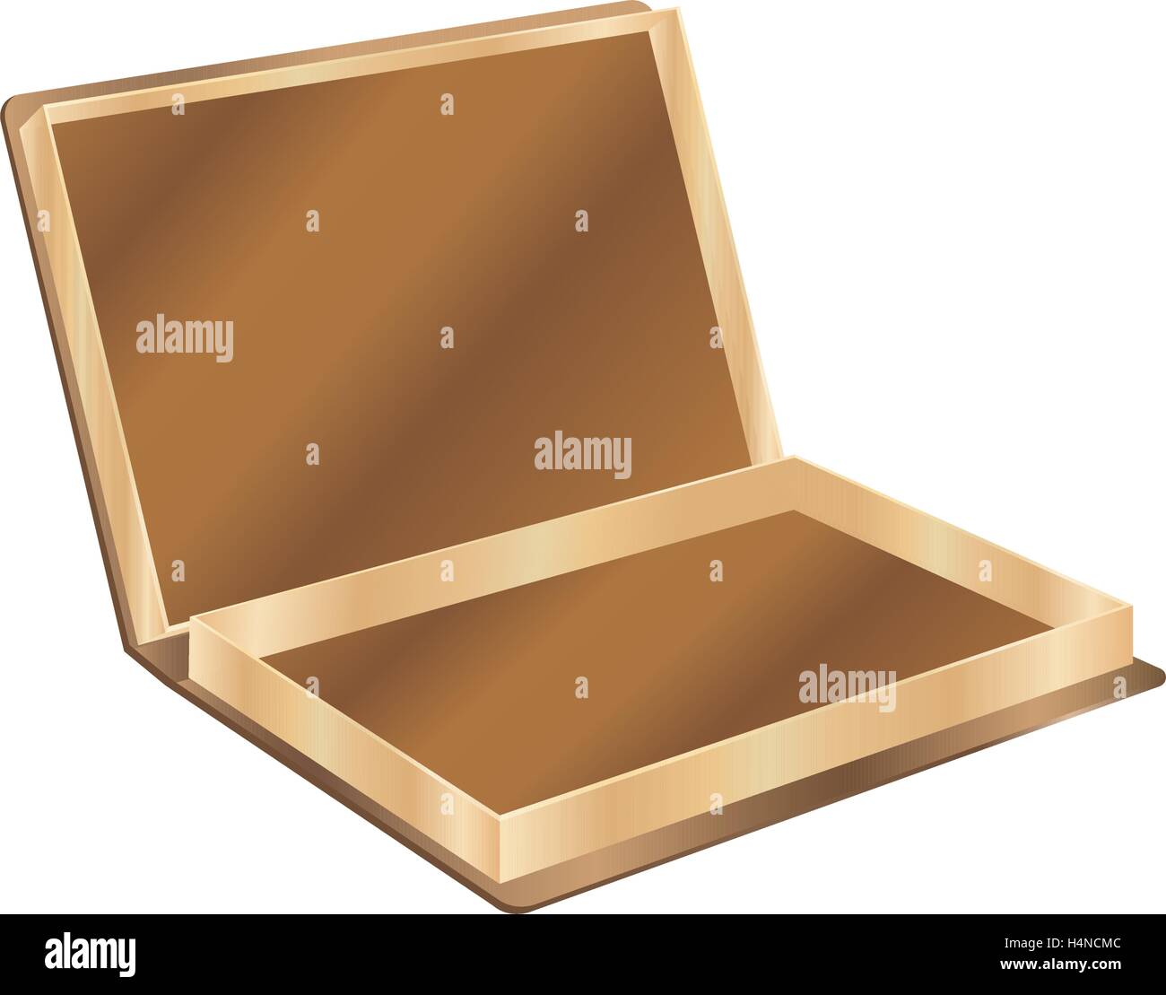 3d wooden box Stock Vector Image & Art - Alamy