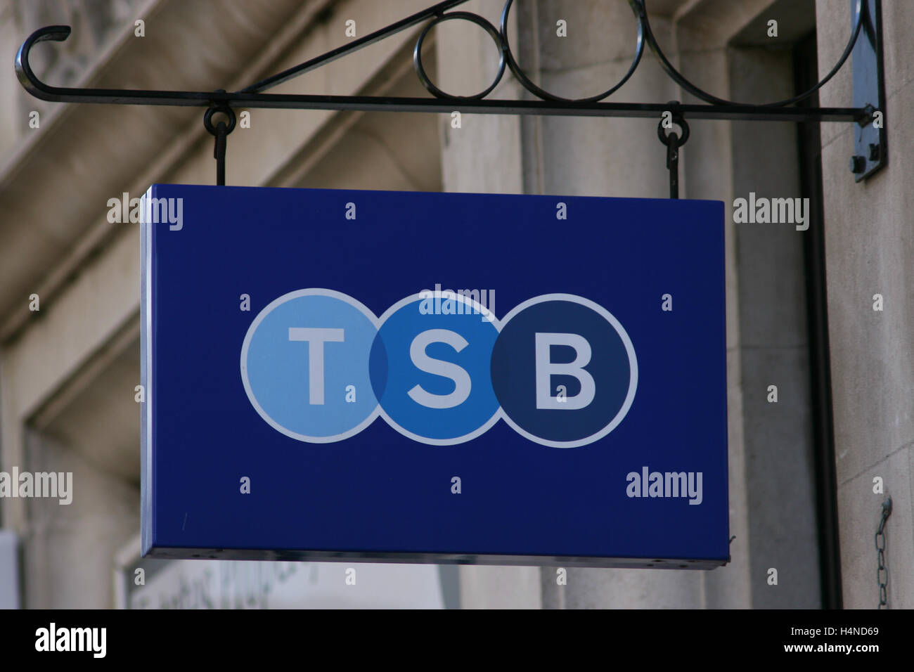 TSB branch sign, High Street, Chelmsford, Essex Stock Photo - Alamy