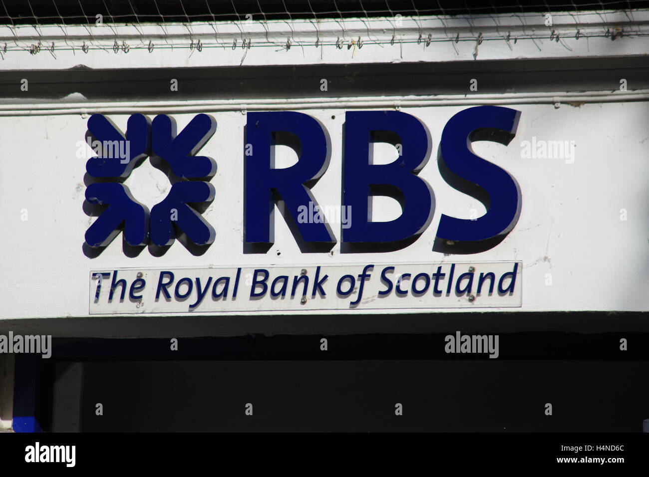 Bank of scotland branch sign hi-res stock photography and images - Alamy