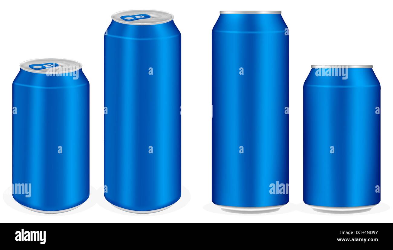 Empty drink cans Stock Vector Images - Alamy