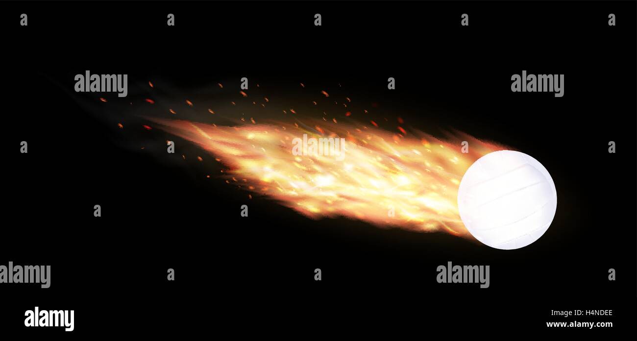 Burning fire circle on Stock Vector Images - Alamy