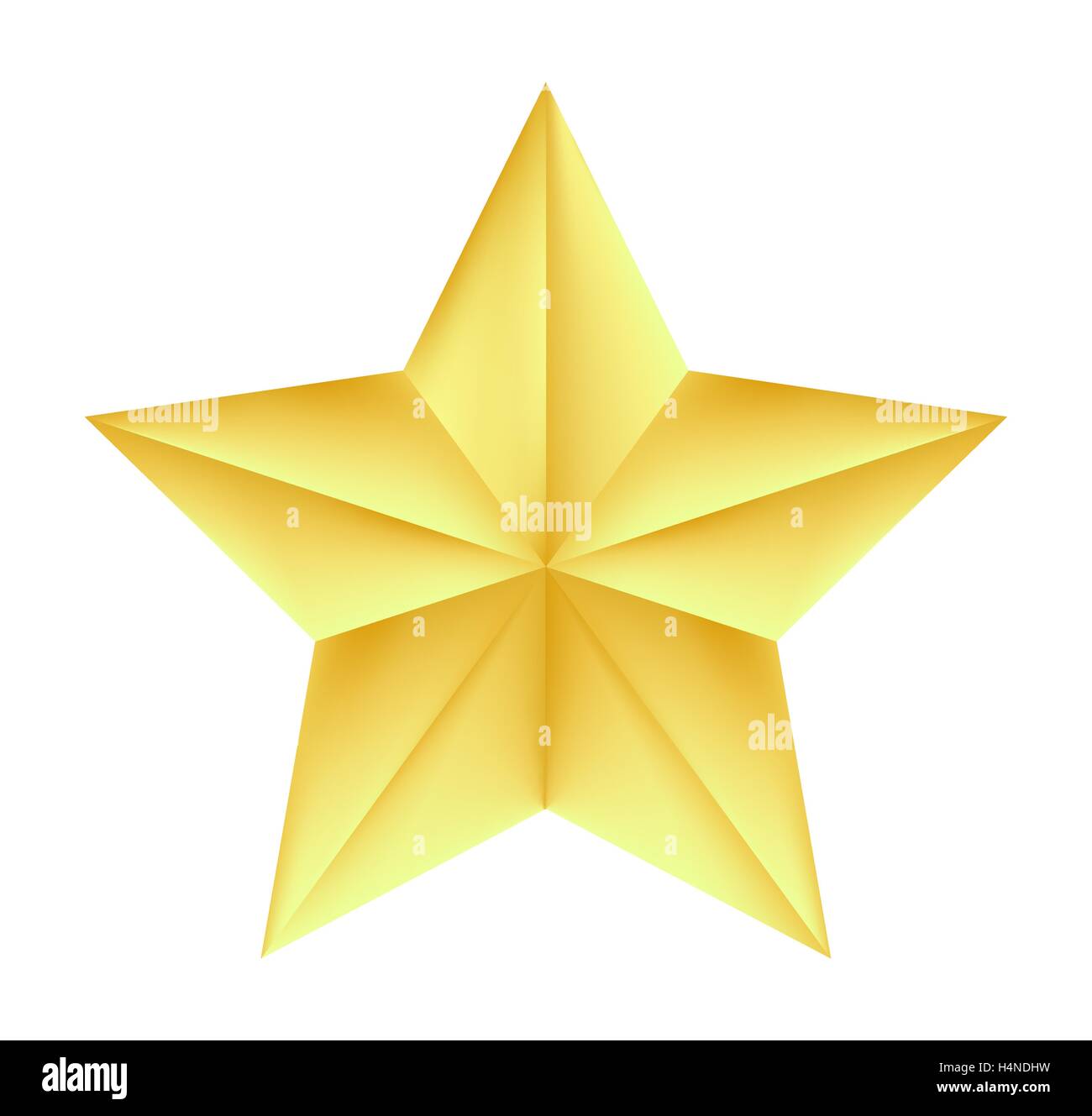 golden star vector on a white background Stock Vector Image & Art - Alamy