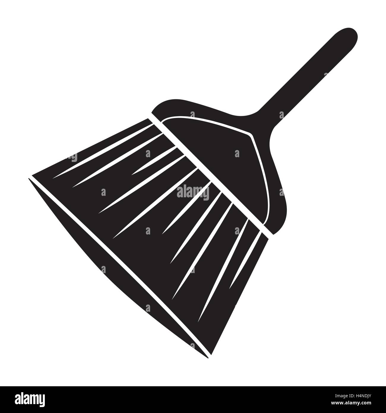 black cleaning brush logo vector Stock Vector Image & Art - Alamy