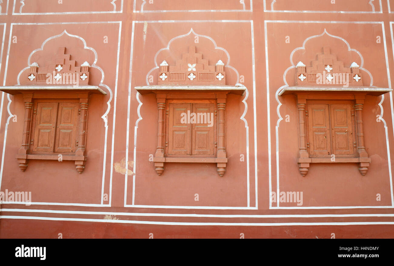 Architecture window at City Palace,Jaipur Rajasthan,India Stock Photo ...