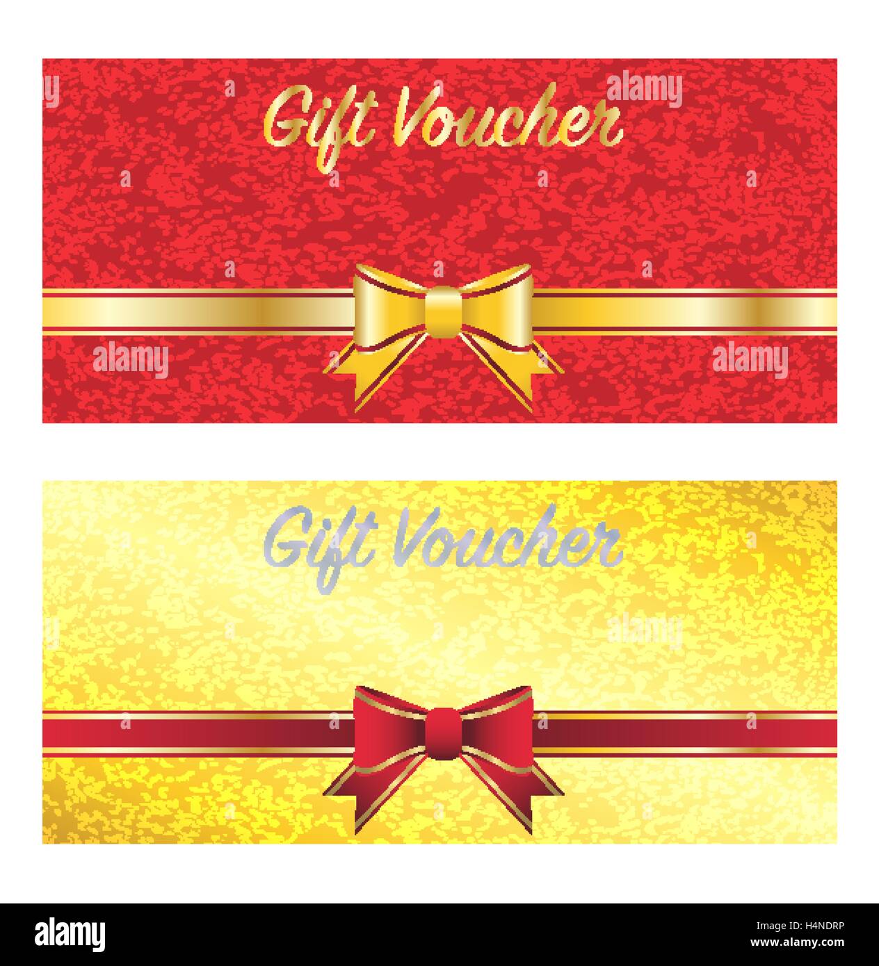 gold and red gift voucher card Stock Vector Image & Art - Alamy