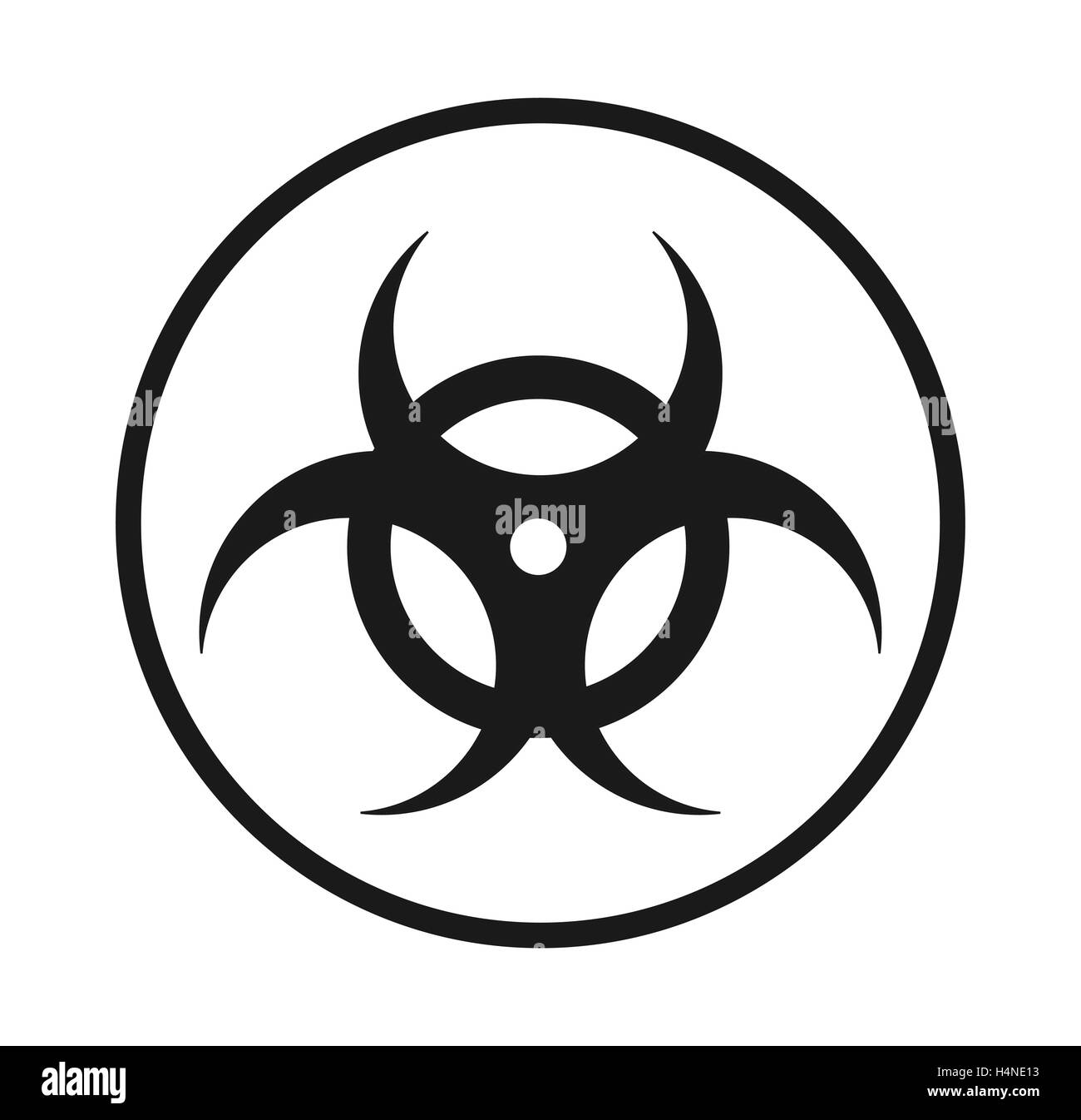 Biohazard symbol Black and White Stock Photos & Images - Alamy