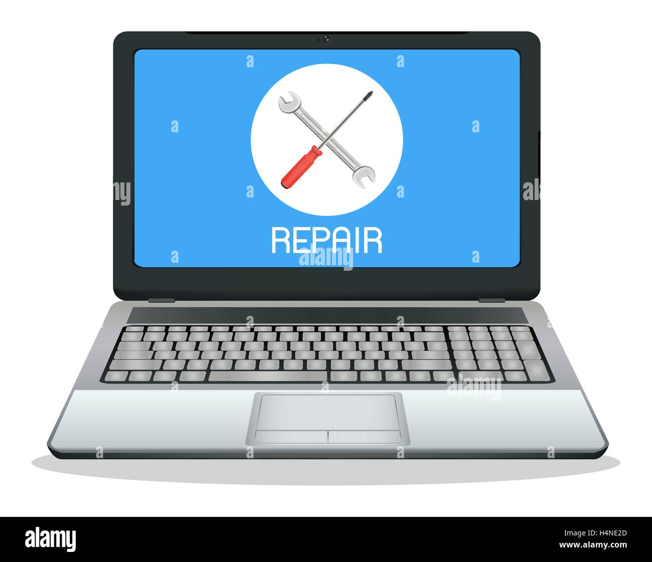 Pink computer monitor blank Stock Vector Images - Alamy