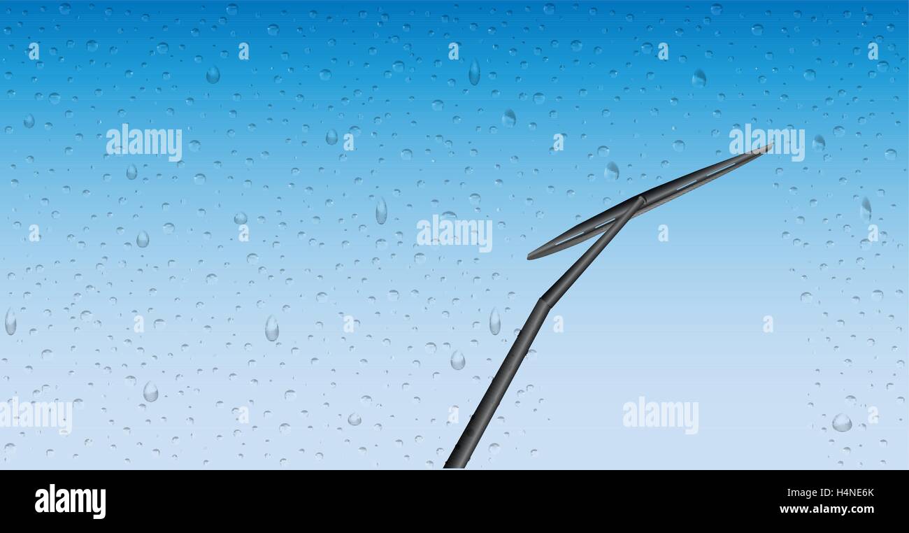 car rain wiper vector Stock Vector Image & Art - Alamy