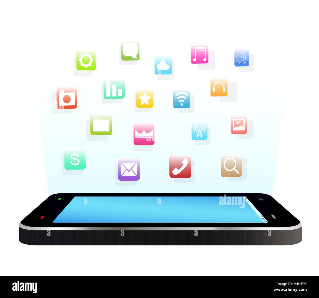 Floating interface Cut Out Stock Images & Pictures - Alamy